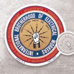 Logo Decal 8″ | IBEW Merchandise