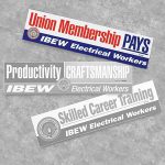 Union Membership Pays Bumper Sticker | IBEW Merchandise
