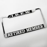 IBEW Retired Auto Tag Frame | IBEW Merchandise