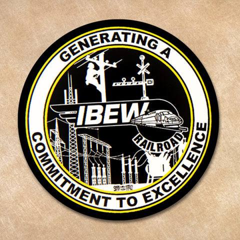 IBEW Railroad Decal | IBEW Merchandise
