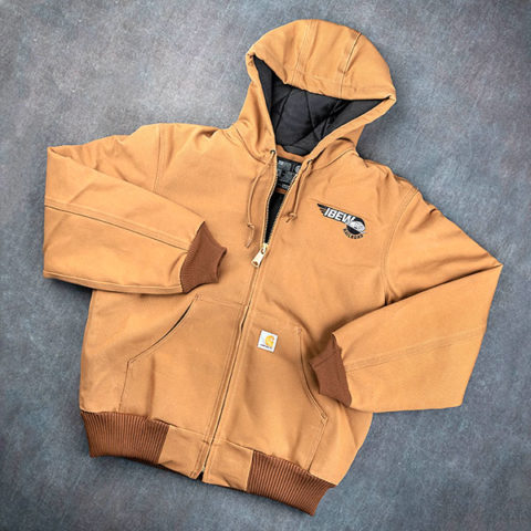 Quilt Lined Carhartt Railroad Jacket | IBEW Merchandise